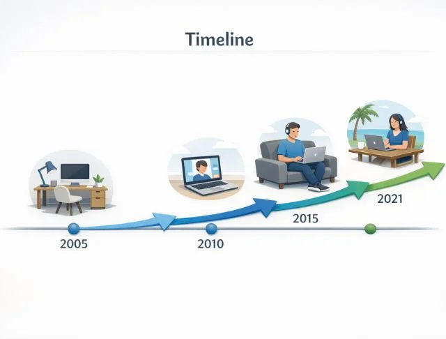 The Rise of Remote Work (2020–2035): History, Statistics, and Future ...